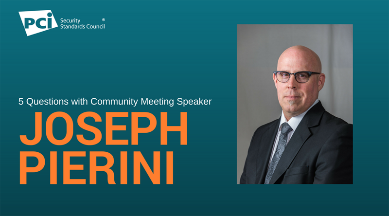 5 Questions with Community Meeting Speaker Joseph Pierini