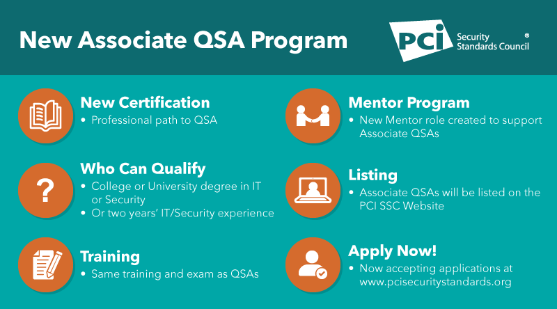 Now Accepting Applications for New Associate QSA Program