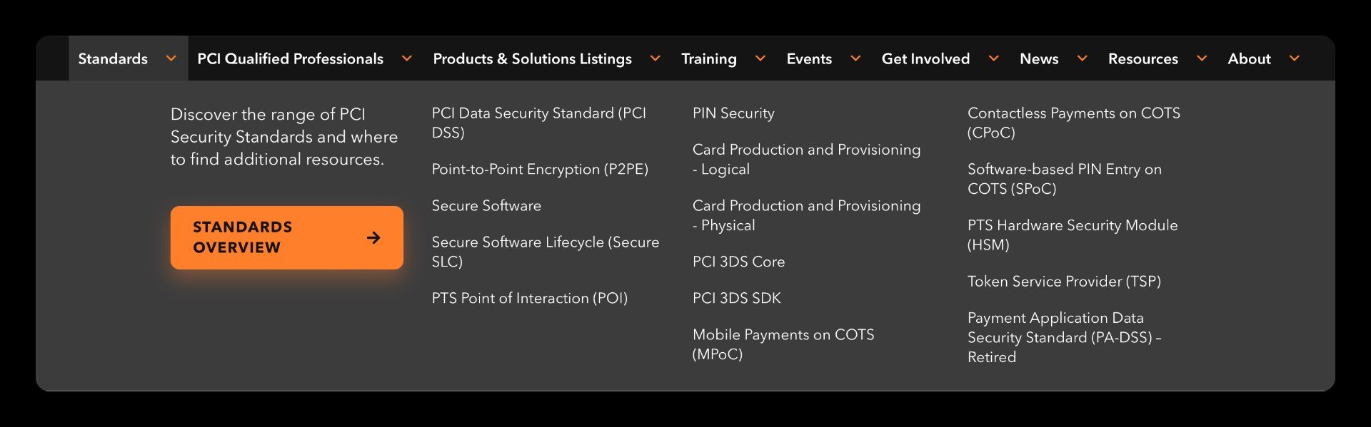 New Standards Section Completes Phase Two of PCI SSC Website Redesign